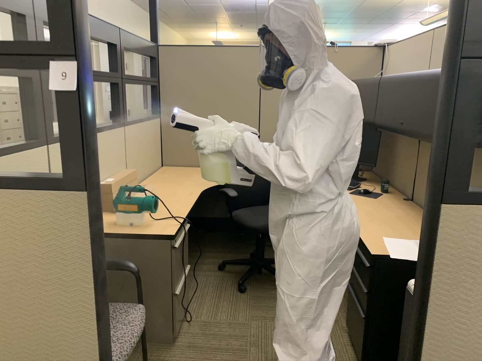 Disinfecting with Electrostatic Spraying Technology | Dry-Concepts